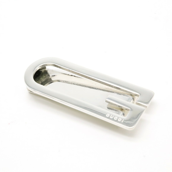 Gucci | Accessories | Gucci G Motif Money Clip Bill Sv925 Ag925 Silver ...
